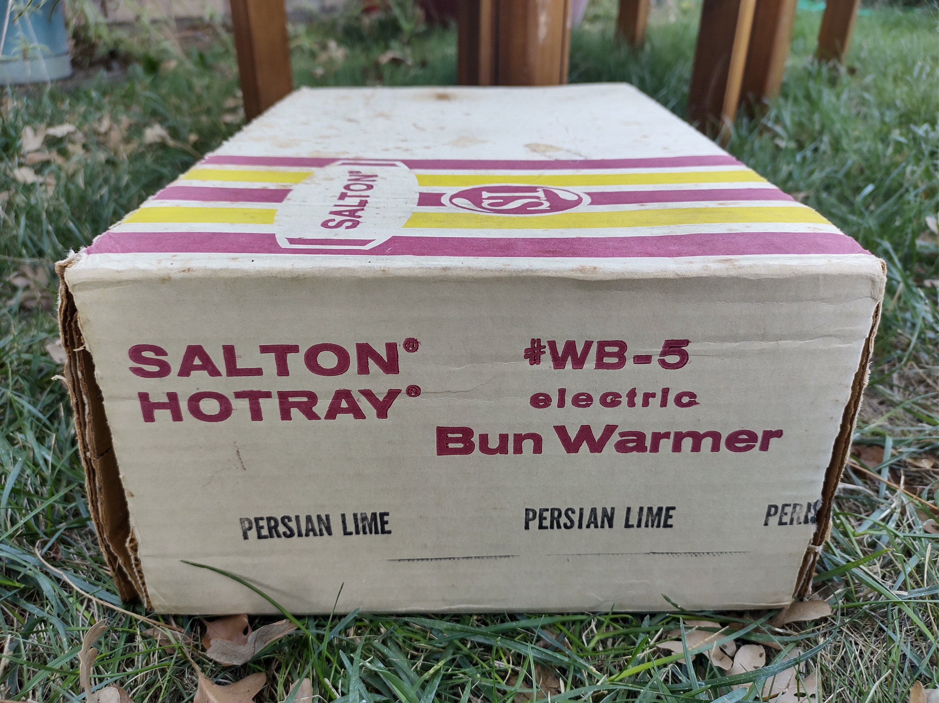 MCM Vintage 1968 Salton Hotray Persian Lime Bun Warmer in Box - Etsy