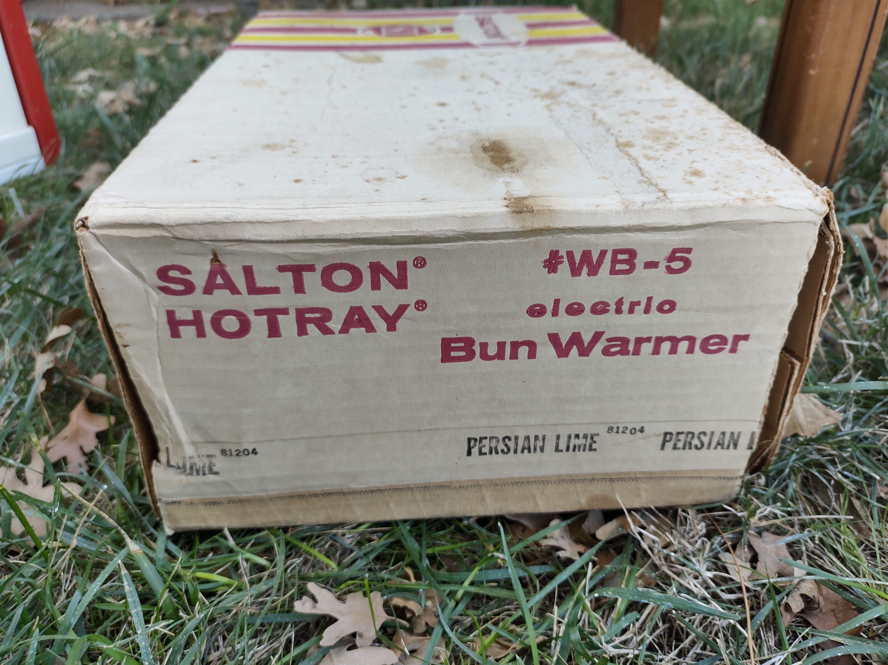 MCM Vintage 1968 Salton Hotray Persian Lime Bun Warmer in Box - Etsy