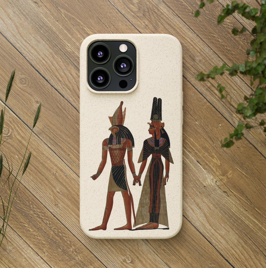Egypt Pharaoh Biodegradable Case Eco-friendly Phone Case for iPhone 13 ...