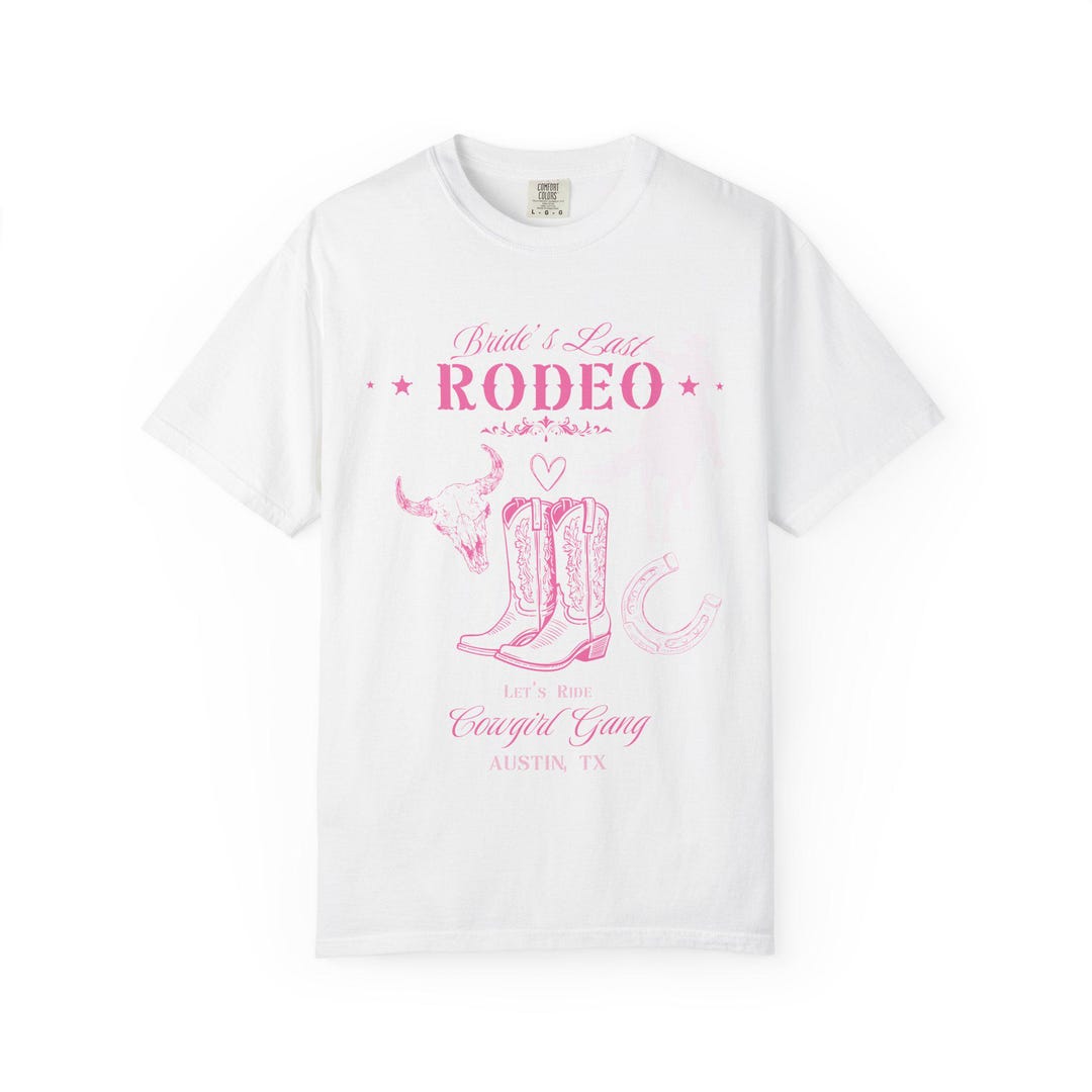 Austin ATX Bachelorette Rodeo Boots Graphic T-shirt | Cowgirl Vibes ...