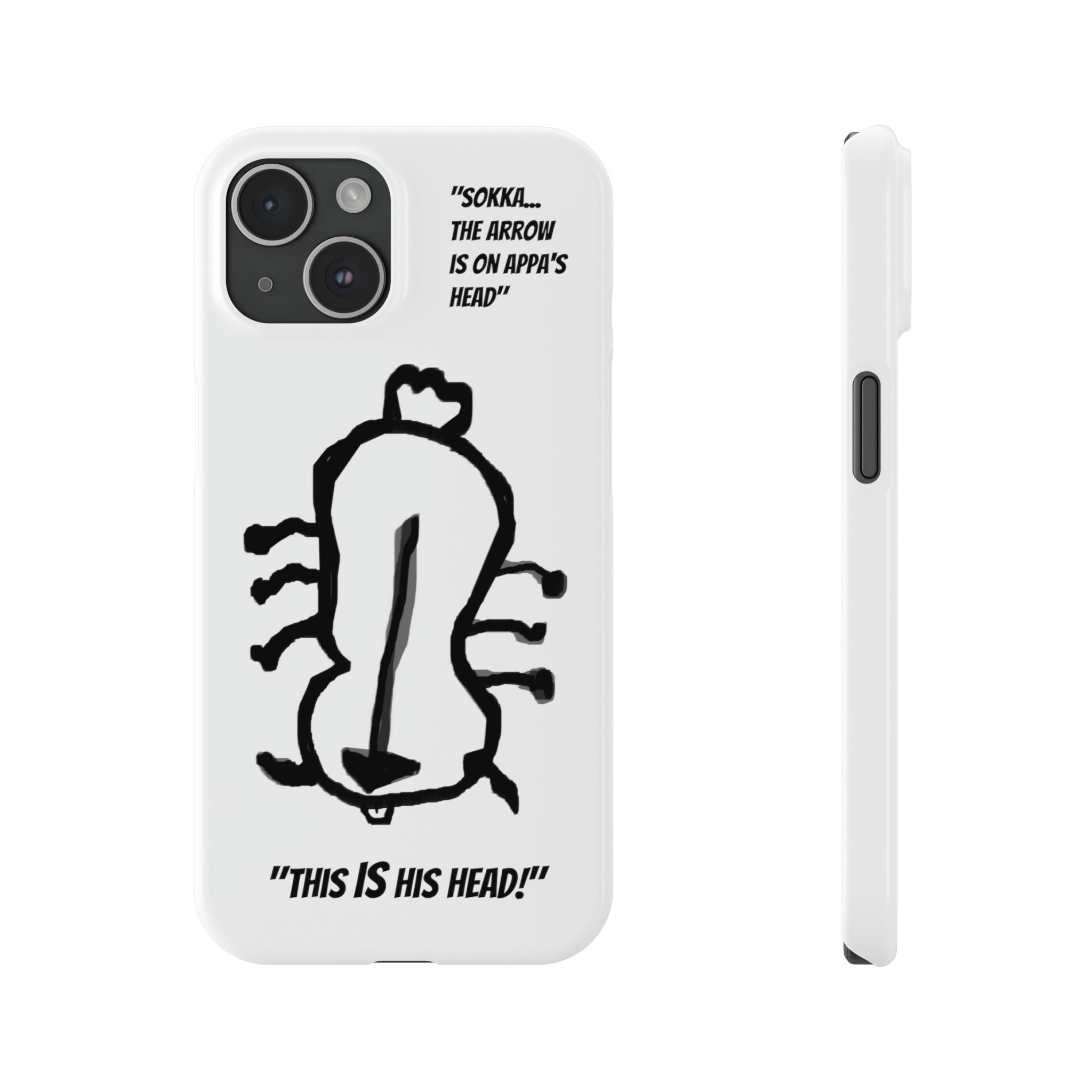This is His Head Appa Doodle Phone Case - Etsy