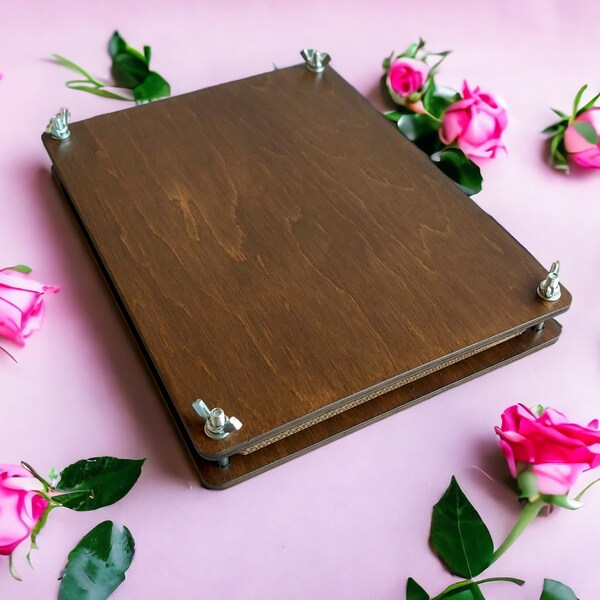 Pocket Leaf Press, Wooden Flower Press Herbarium, Pocket Flower ...