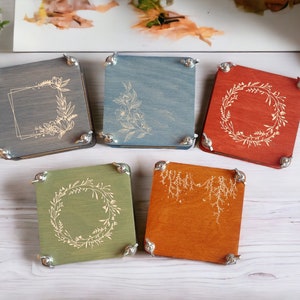 Pocket Leaf Press, Wooden Flower Press Herbarium, Pocket Flower ...