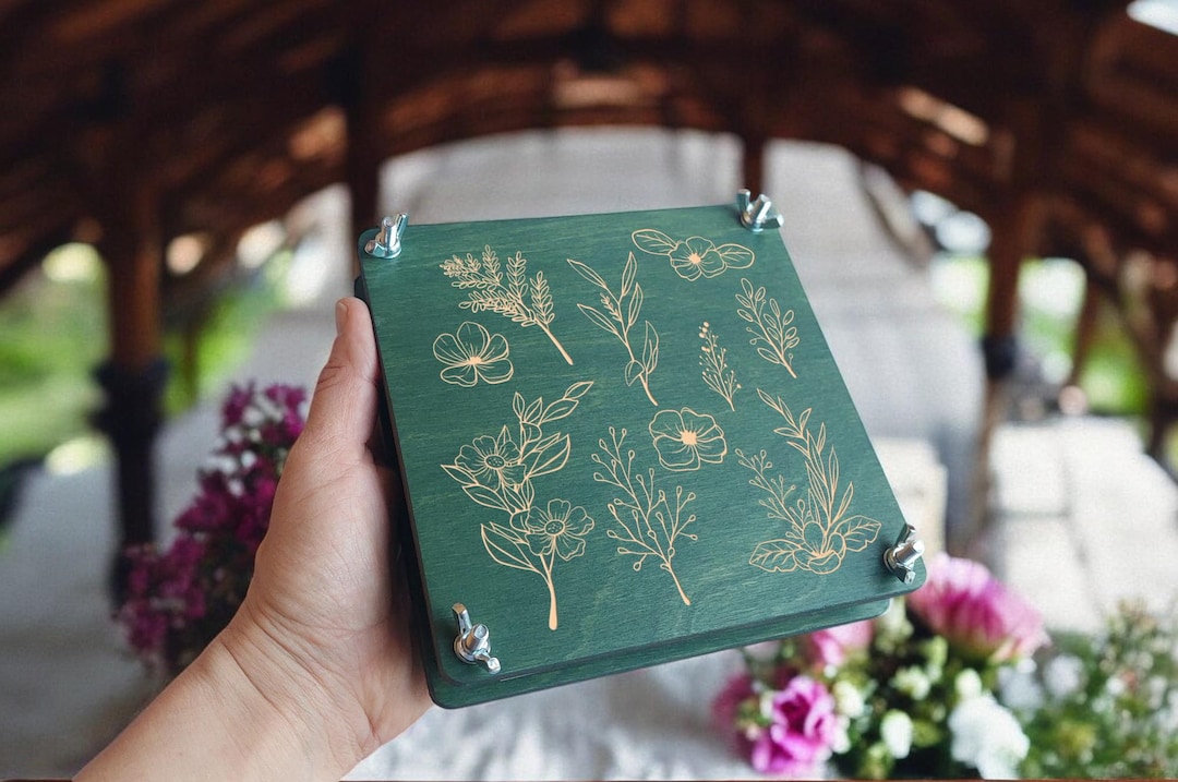 Botanical Flower Press Kit: Travel Garden Gift, Herbarium Art - Etsy