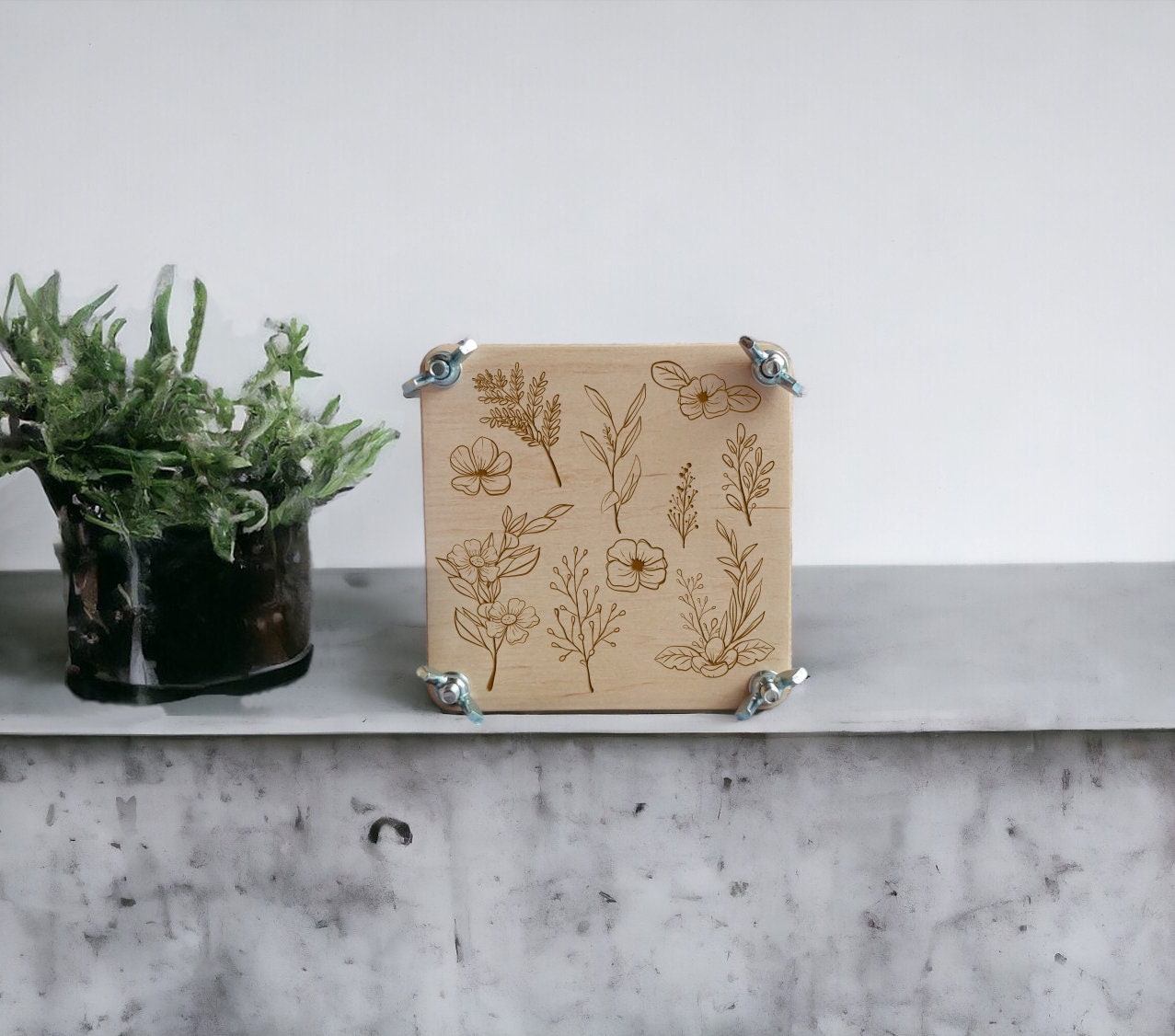 Birthday Gift, Mini Botanical Press Drying Plants and Flowers, Flower ...