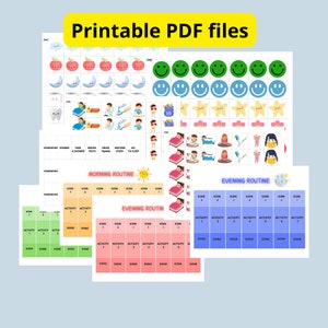 Kids Reward Chart, Kids Routine Chart, Daily Routine, Morning Routine ...