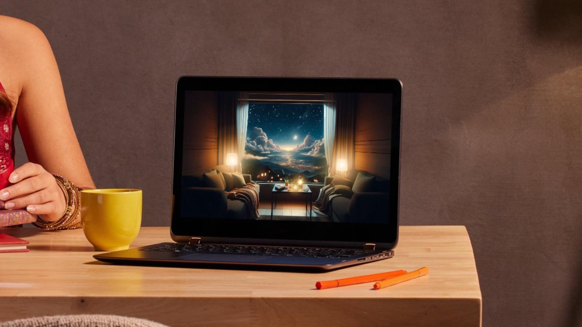 Animated Virtual Background Night City Twitch Overlay Looping Vtuber ...