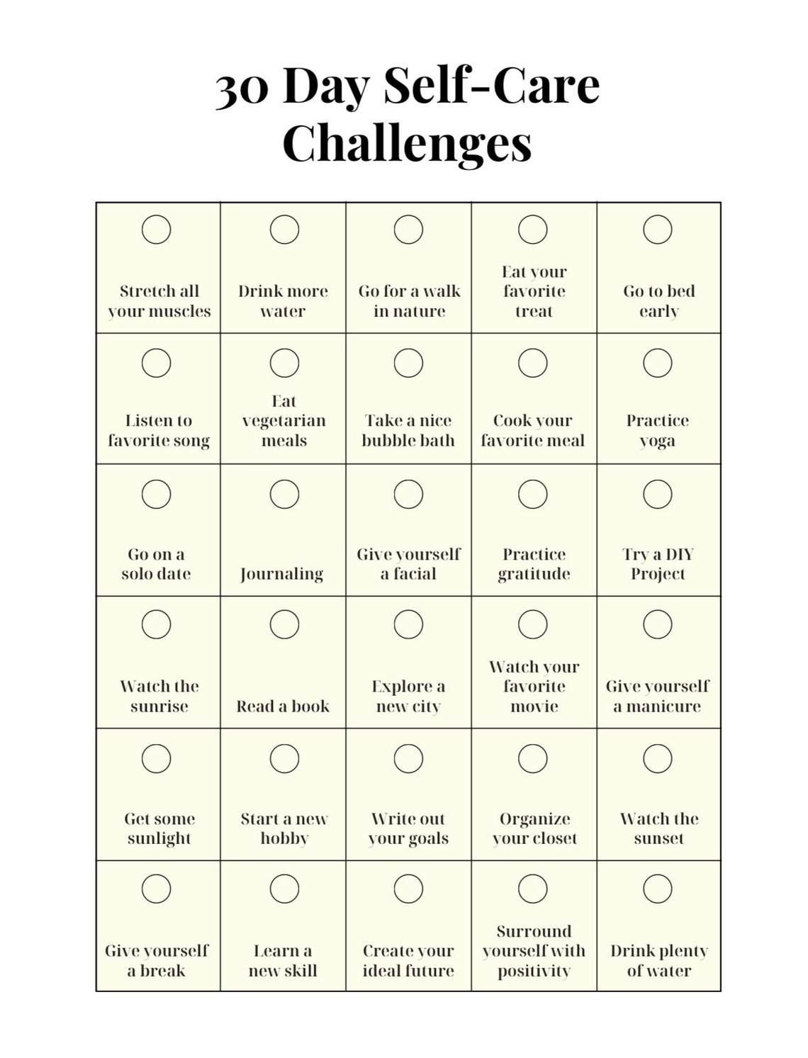 The Ultimate Self-care Notebook - Etsy