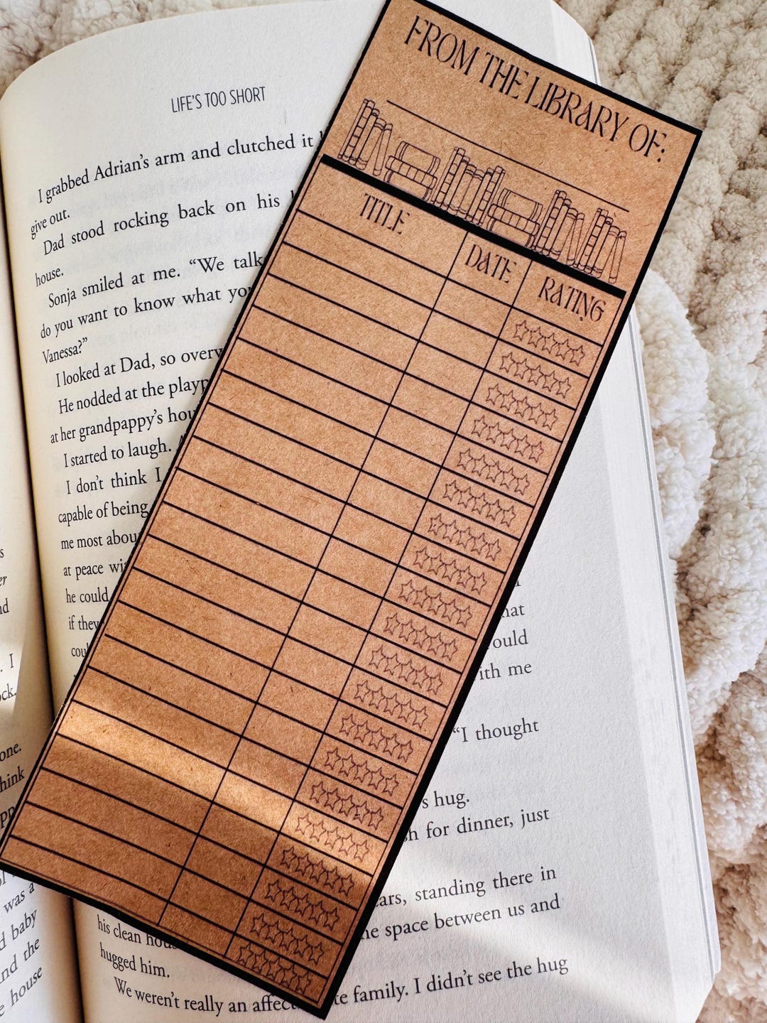 Reading List Book Tracker - Etsy
