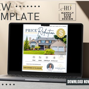 Real Estate Marketing Template Instagram Post Price Reduction - Etsy