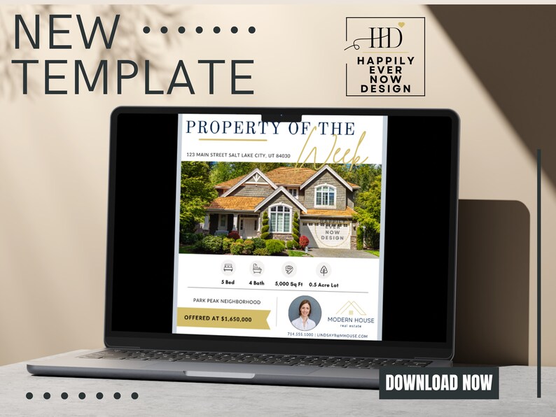 Real Estate Marketing Template - Instagram Post - Property of the Week ...