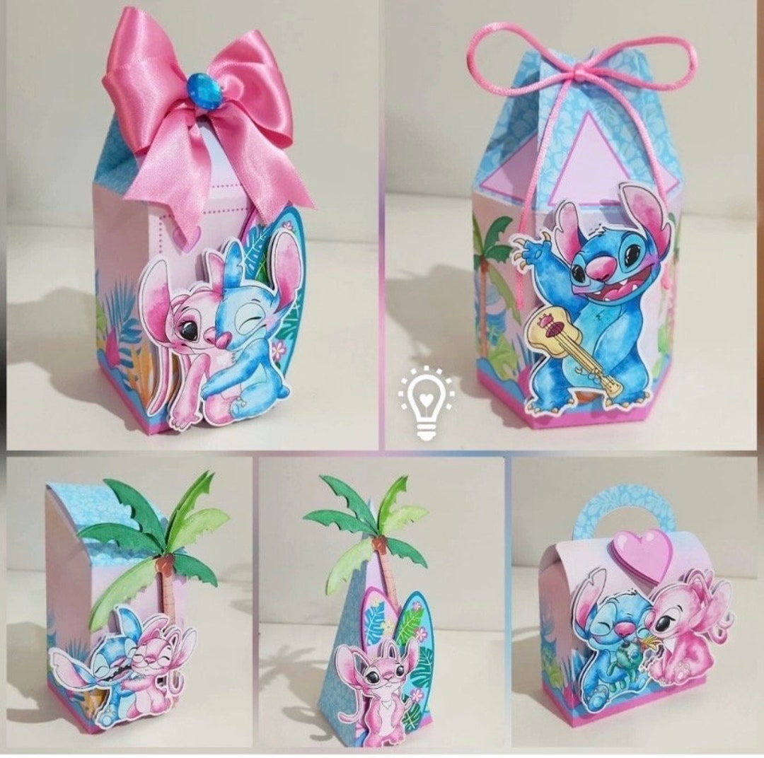 Lilo & Stitch Party Favors, Stitch Treat Box, Lilo and Stitch Birthday ...