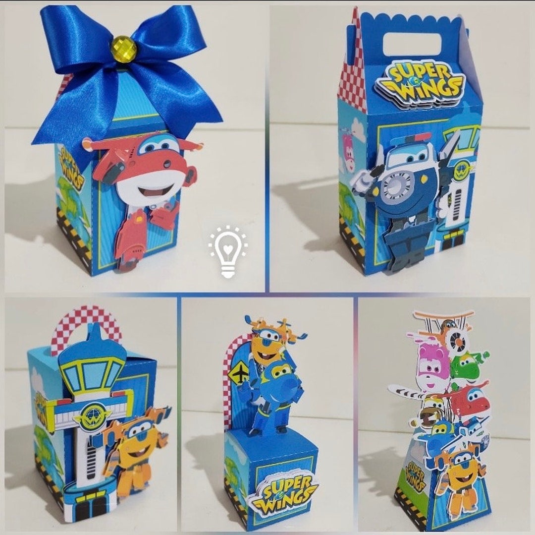 Super Wings Treat Boxes, Super Wings Party Favors, Super Wings Birthday ...