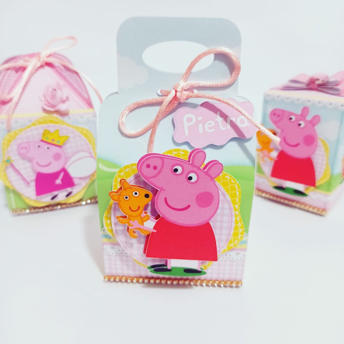 Peppa Pig Favor Box - Etsy