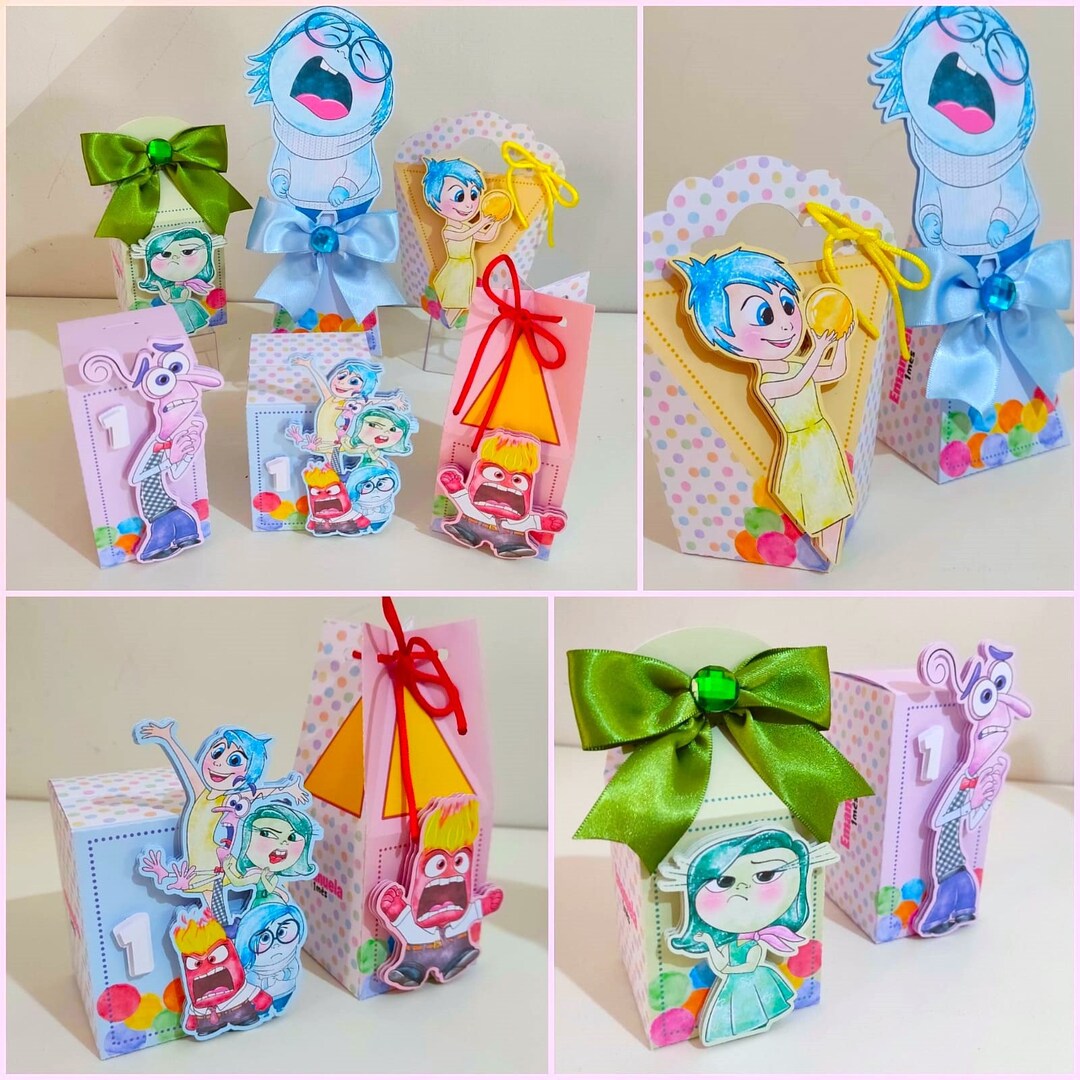Inspired Inside Out Favor Boxes Inside Out Birthday Party Favors Inside ...