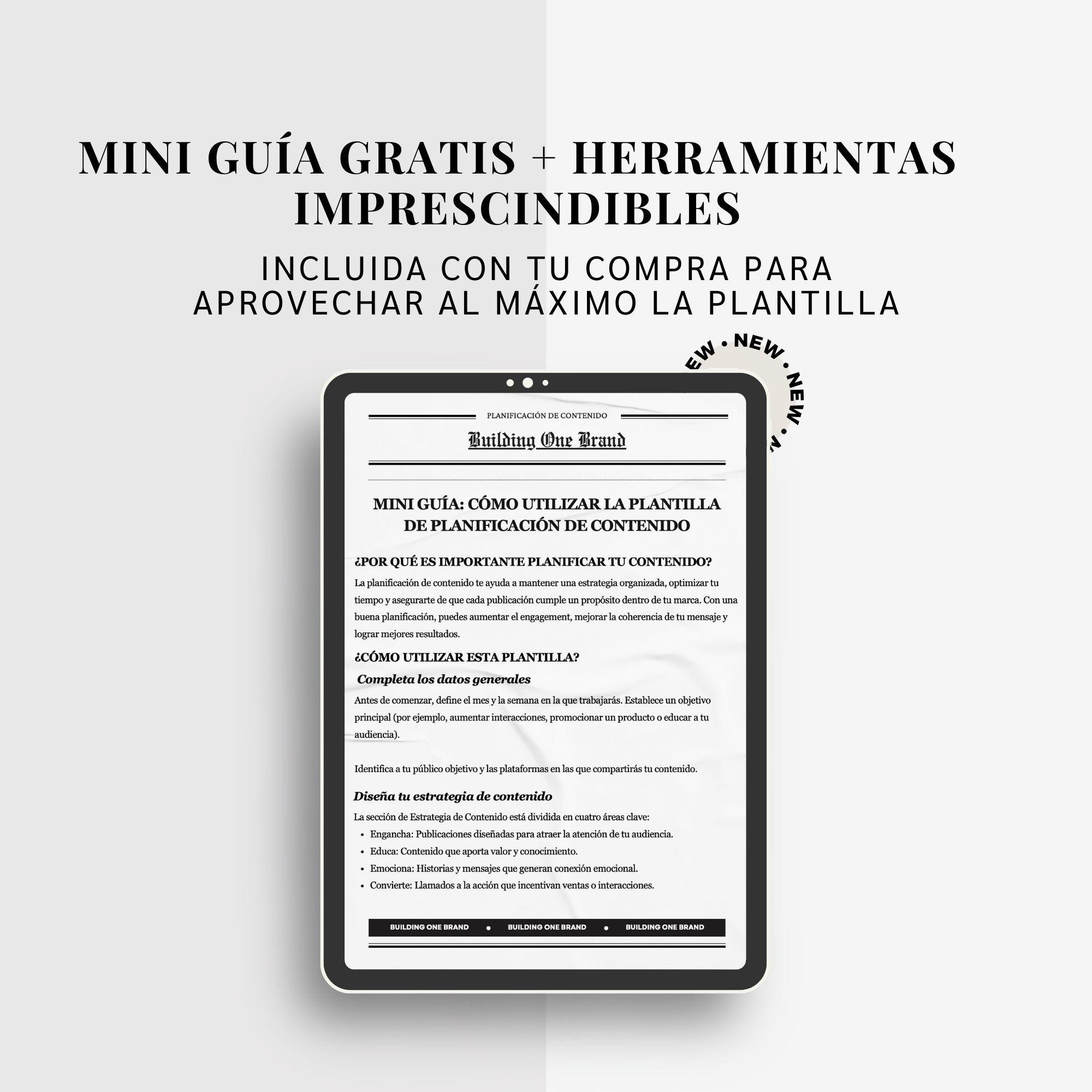 Editable Content Planner Template: Social Media Strategy (printable ...