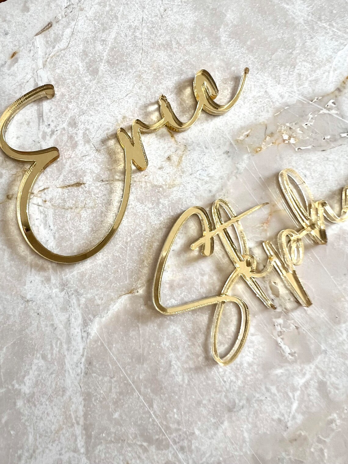 Wedding Name Place Cards, Table Decor, Personalized Place Cards, Custom ...