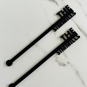 Custom Drink Stirrers Personalized, Cocktail Stirrers, Wedding Drink ...
