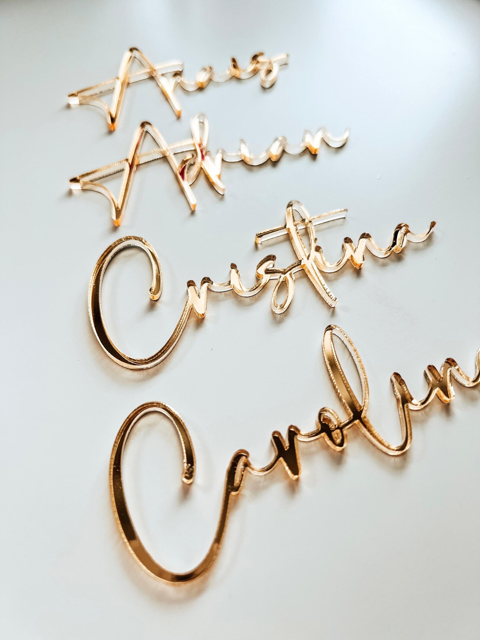 Wedding Name Place Cards, Table Decor, Personalized Place Cards, Custom ...