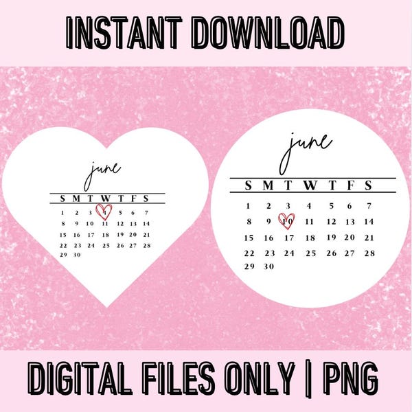 June Calendar Art - Etsy