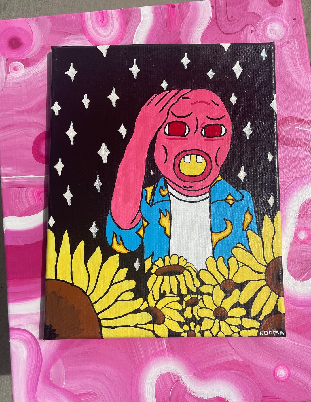 Hand Painted Tyler the Creator - Etsy