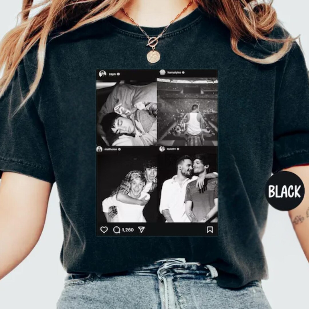 One Direction T-shirt, 1D Band Shirt Gift for Fan, Music Tour Shirt ...