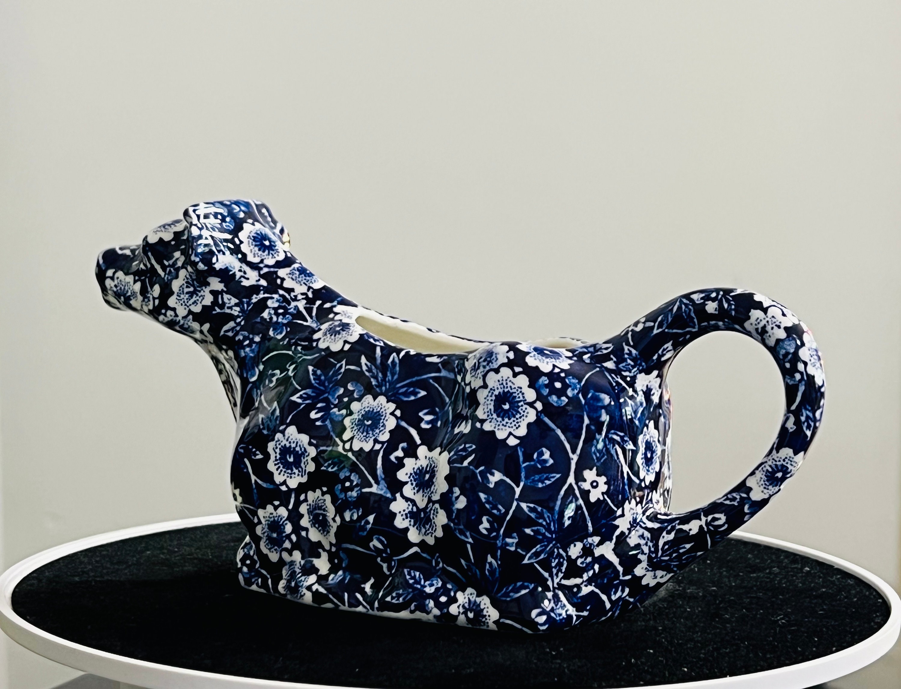 Rare Calico Burleigh Staffordshire Cow Creamer Milk Jug - Etsy