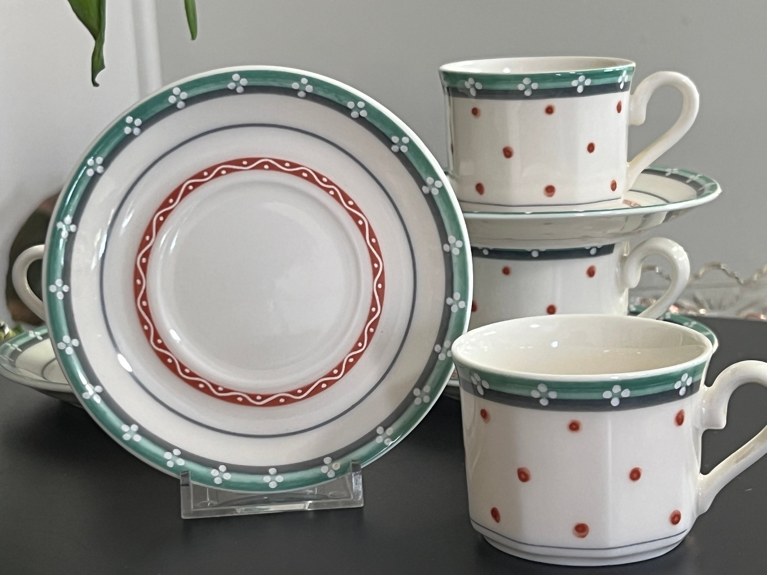 Villeroy and Boch Citta and Campagna Espresso Cup and Saucer Demitasse ...