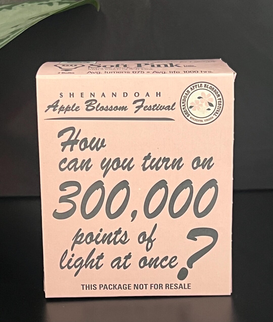 Vintage GE 60w Soft Pink Light 2 Bulbs Shenandoah Apple Blossom ...