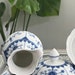 Vintage Kaiser W Germany BORNHOLM Romantica Porcelain Blue and White ...