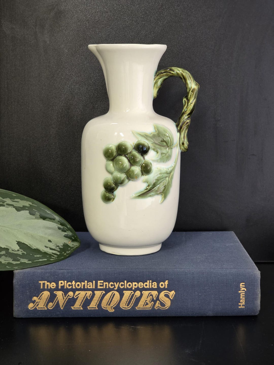 Vintage Hull Tokay Tuscany Green Grapes Pitcher 8" - Etsy