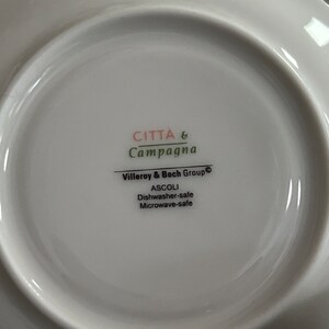 Villeroy and Boch Citta and Campagna Espresso Cup and Saucer Demitasse ...