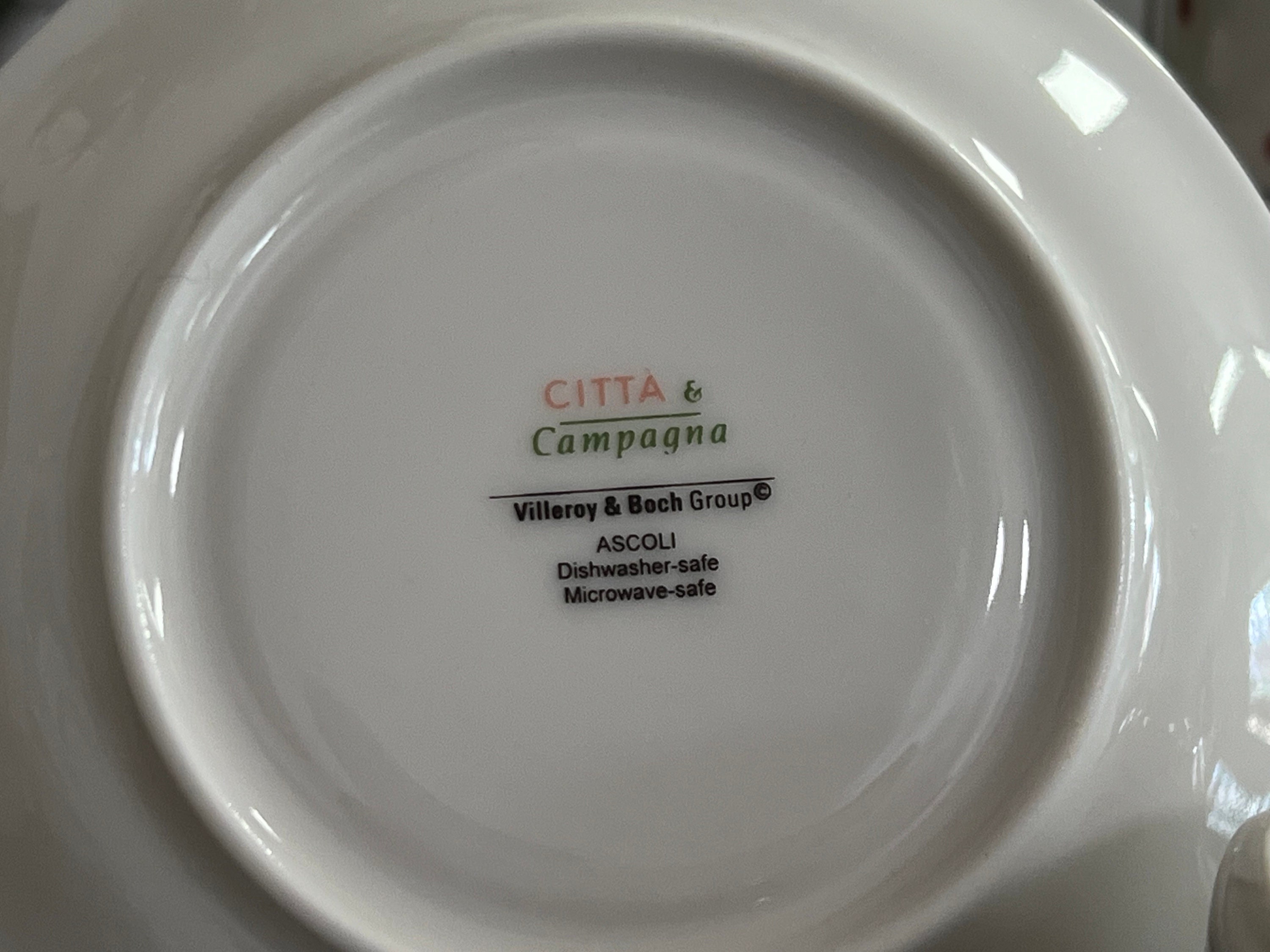 Villeroy and Boch Citta and Campagna Espresso Cup and Saucer Demitasse ...