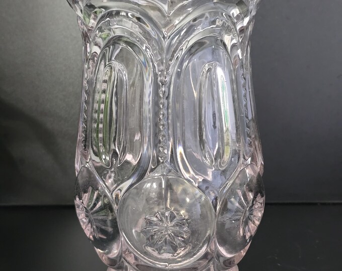 Adams and Co Palace Aka Moon & Stars Clear Glass Celery Vase - Etsy