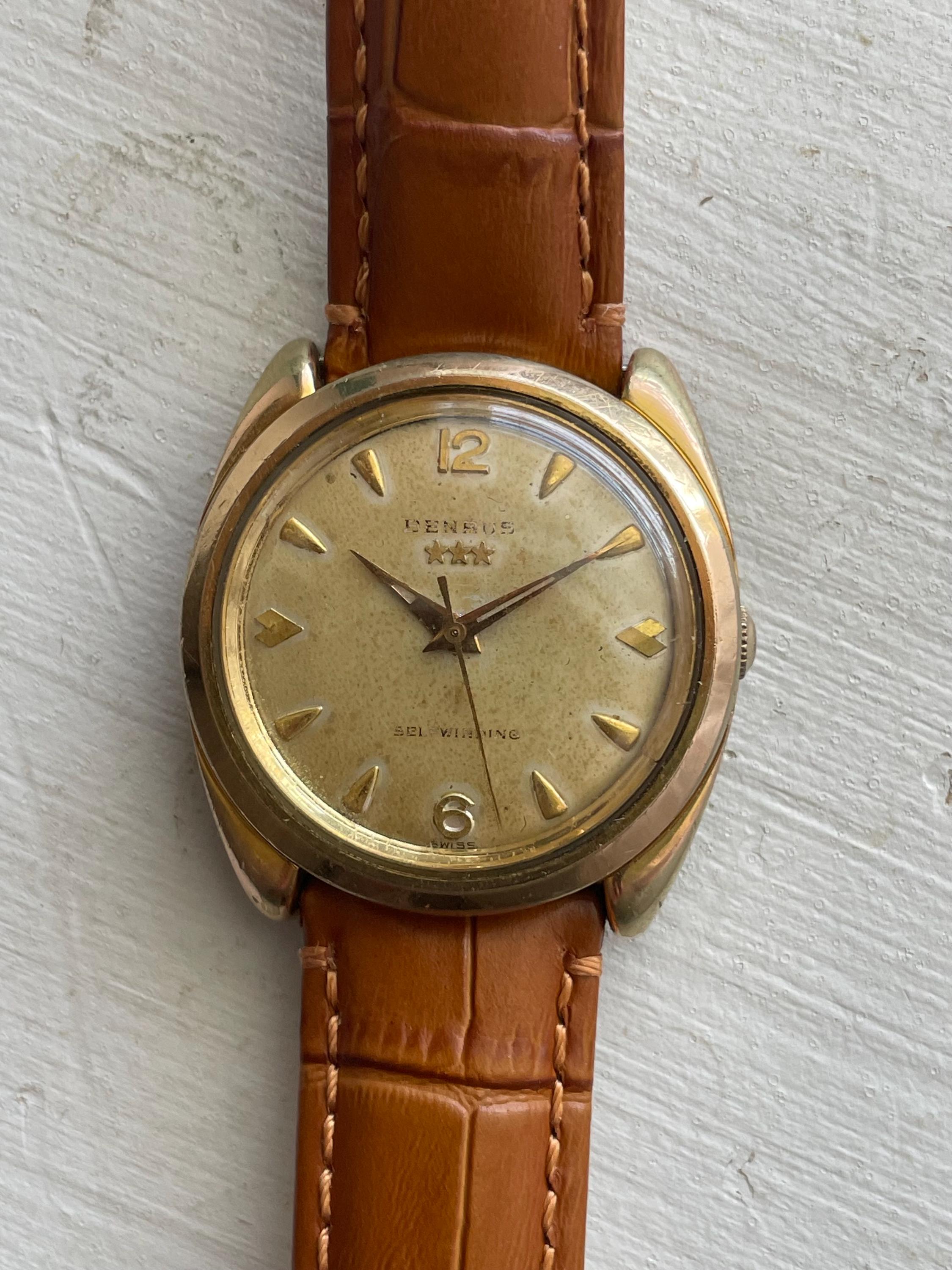 Vintage Mid-century 50's-60s Benrus Men's Automatic Watch - Etsy