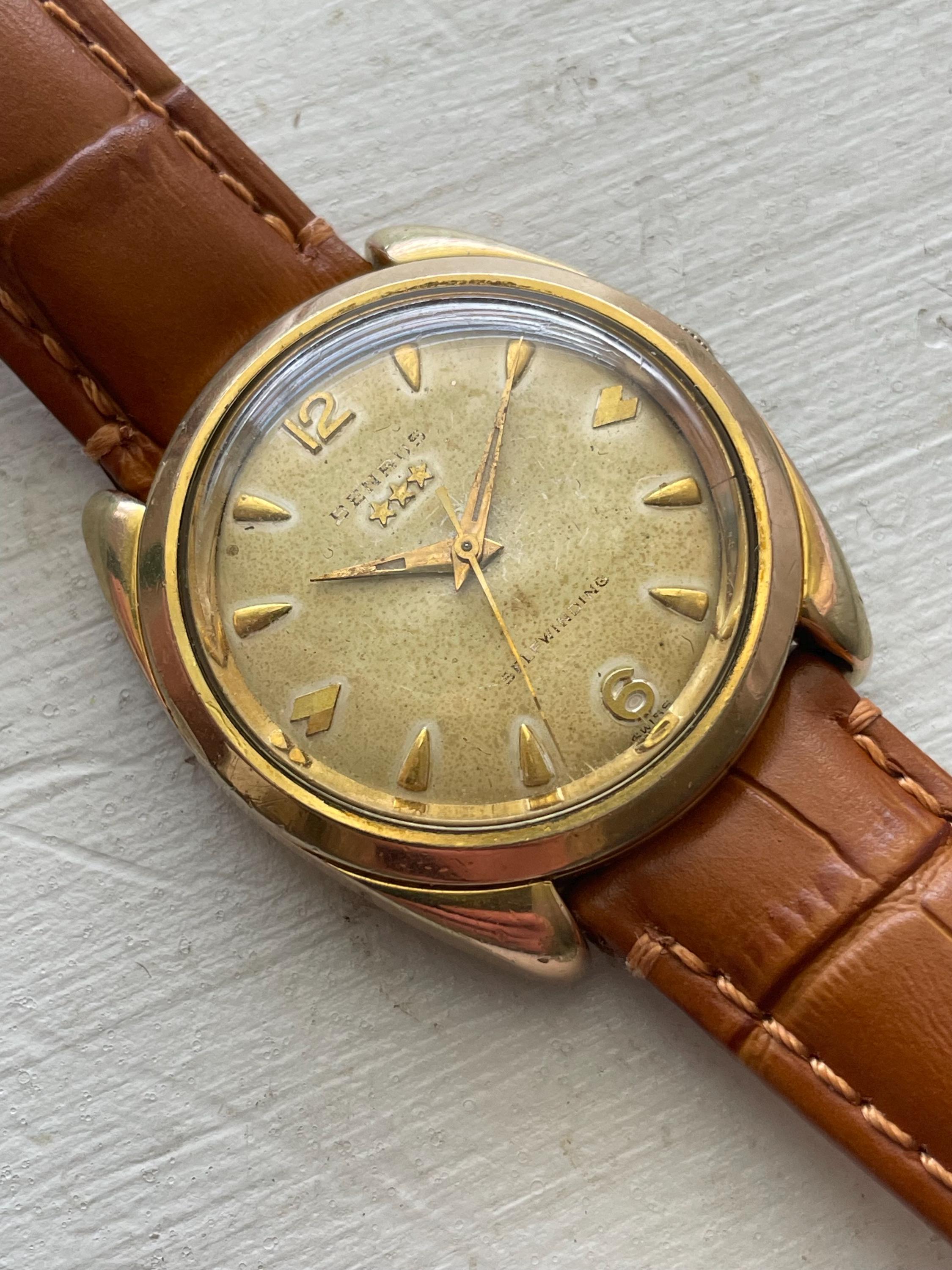 Vintage Mid-century 50's-60s Benrus Men's Automatic Watch - Etsy