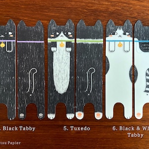 Hanging Cat Bookmark: Handmade Bookmark for Book Lovers and Readers - Etsy