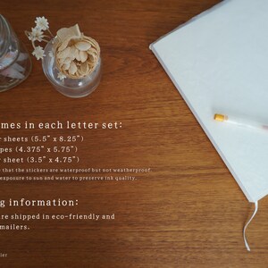 Spring Lemons Pen Pal Letter Set, Letter Writing Set, Handmade Pen Pal ...