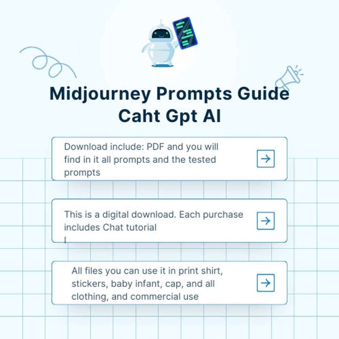 Midjourney Prompts Guide Caht Gpt AI - Etsy