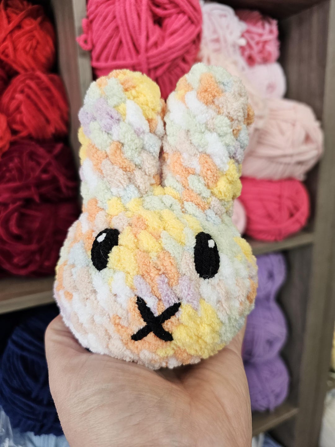 Handmade Crochet Easter Bunny Plush Baby Safe Toy Gift - Etsy