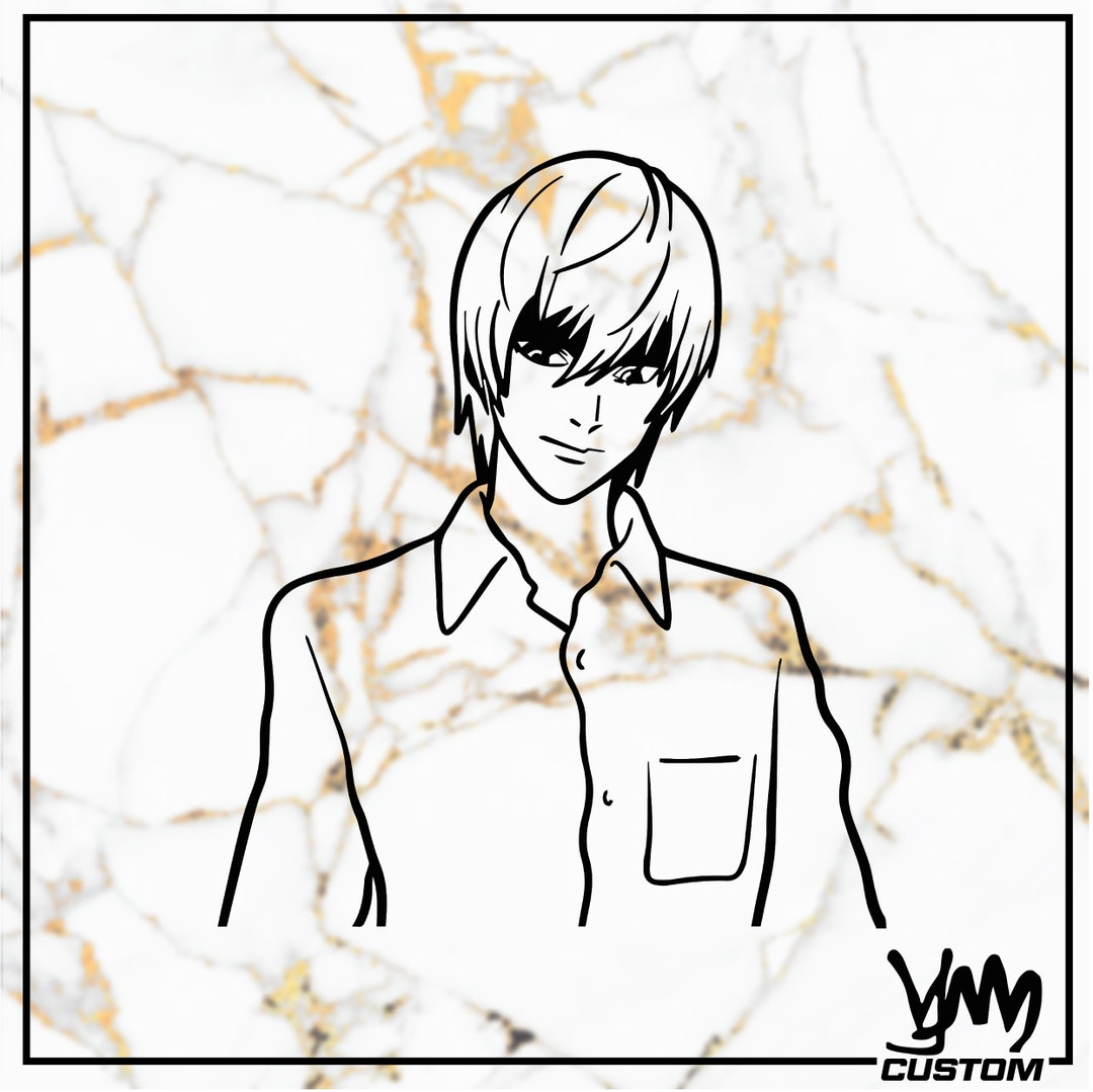 Sticker Light Yagami death Note - Etsy