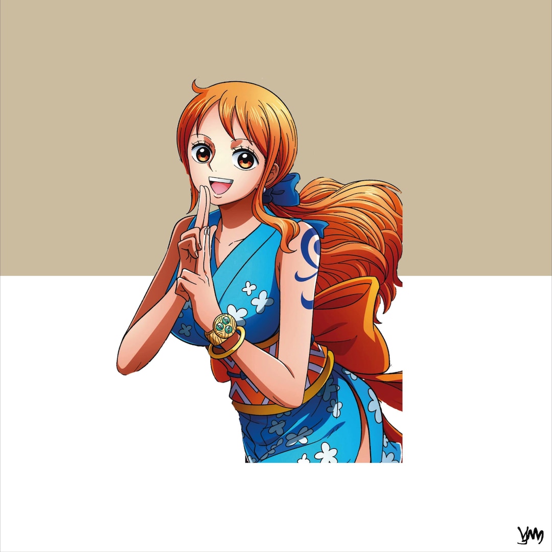 Nami Sticker Anime Character, Manga, OP - Etsy