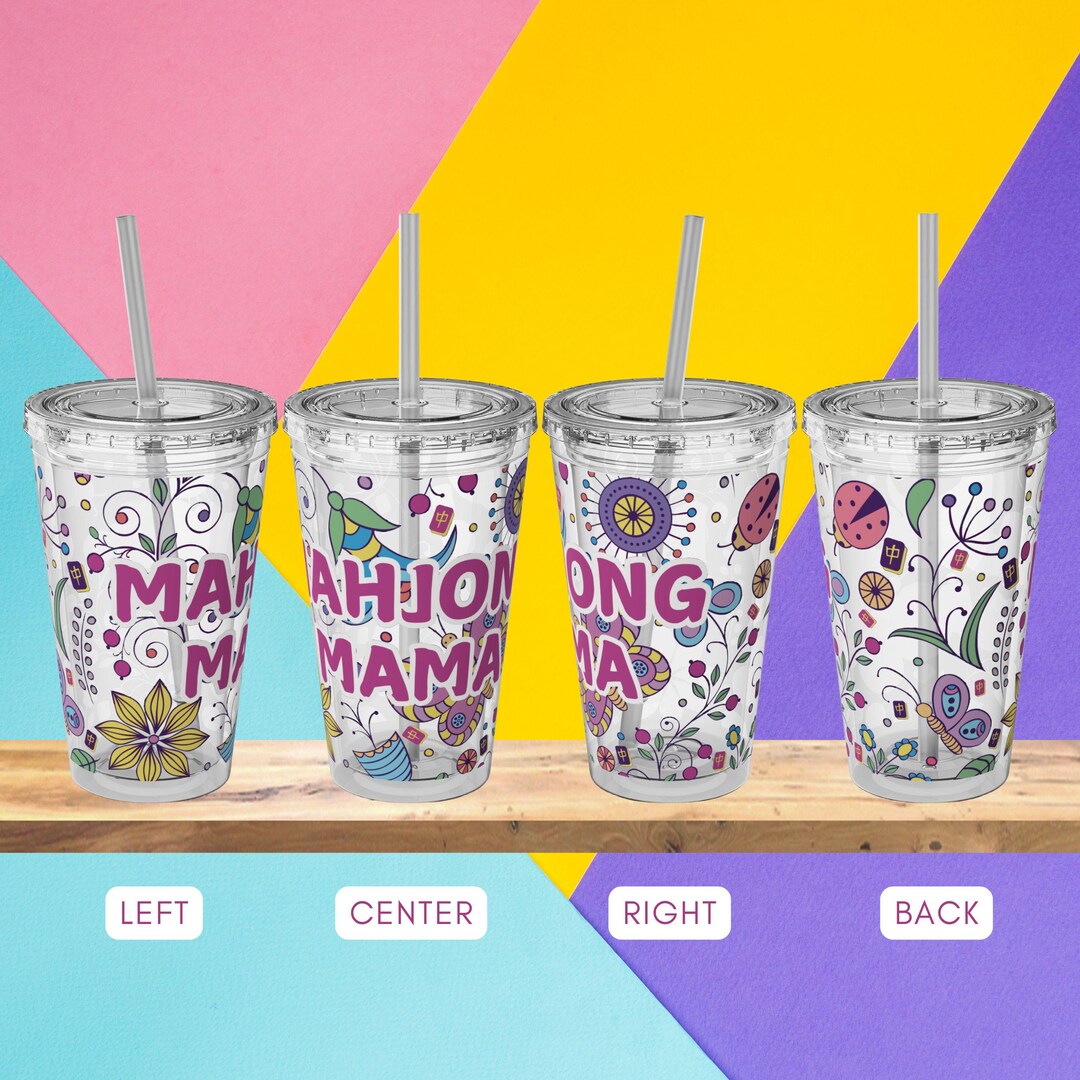 Mahjong Tumbler Mahjong Mama Gift Mahjong Players Cup - Etsy