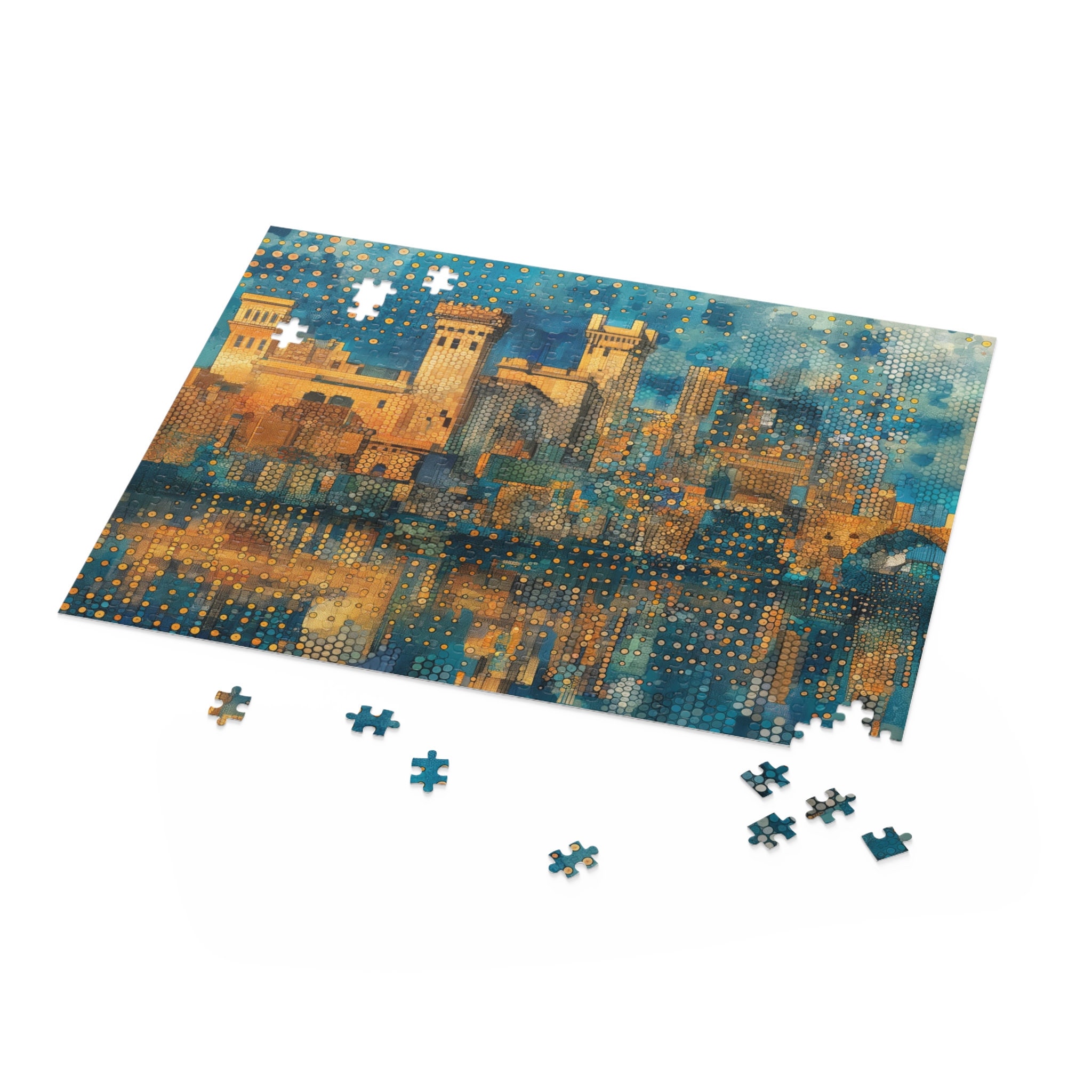 Ancient Civilization Pointillism Puzzle, 500-piece Dot Art History ...