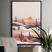 Boho Desert Sunset Wall Art, Printable Cactus Landscape Decor ...