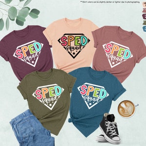 Sped Squad Shirts, Special Education Teacher Shirts, Gift for Teacher ...