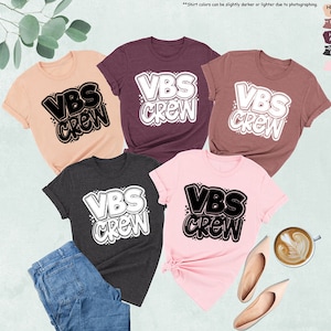 VBS Crew Shirt, Vacation Bible School Shirt, VBS Shirt, Church Camp ...