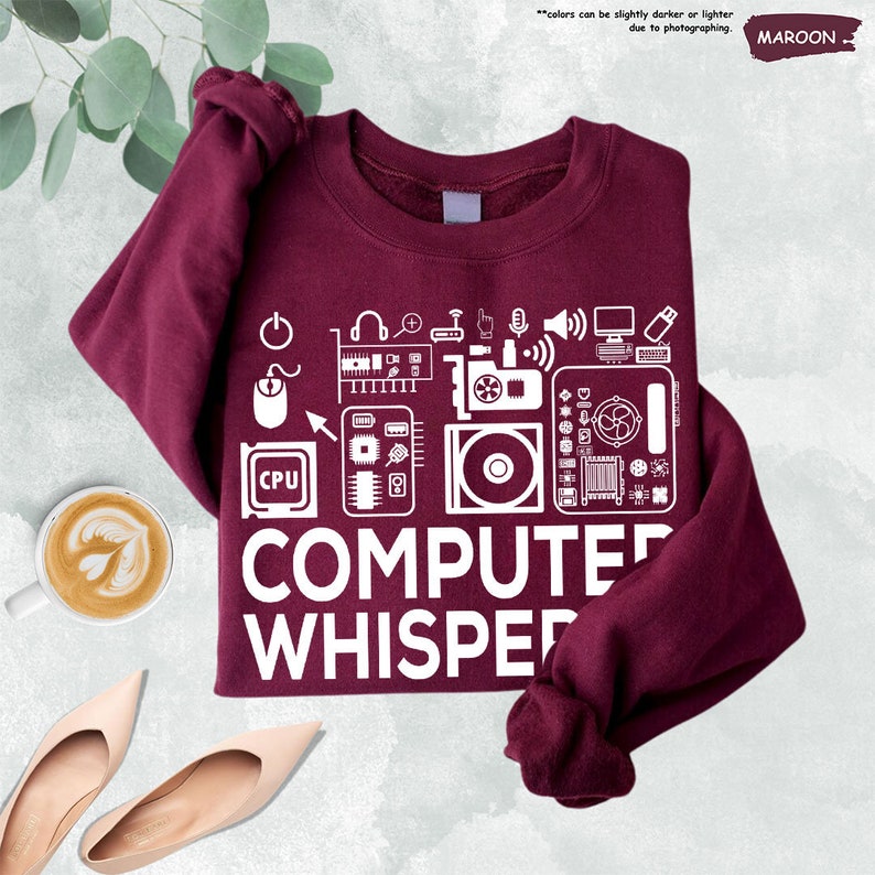 Computer Whisperer Shirt, IT Tech Shirt, Computer Nerd Shirt, Software ...