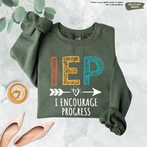 IEP Shirt,i Encourage Progress Shirt,iep Teacher Shirt,sped Teacher ...