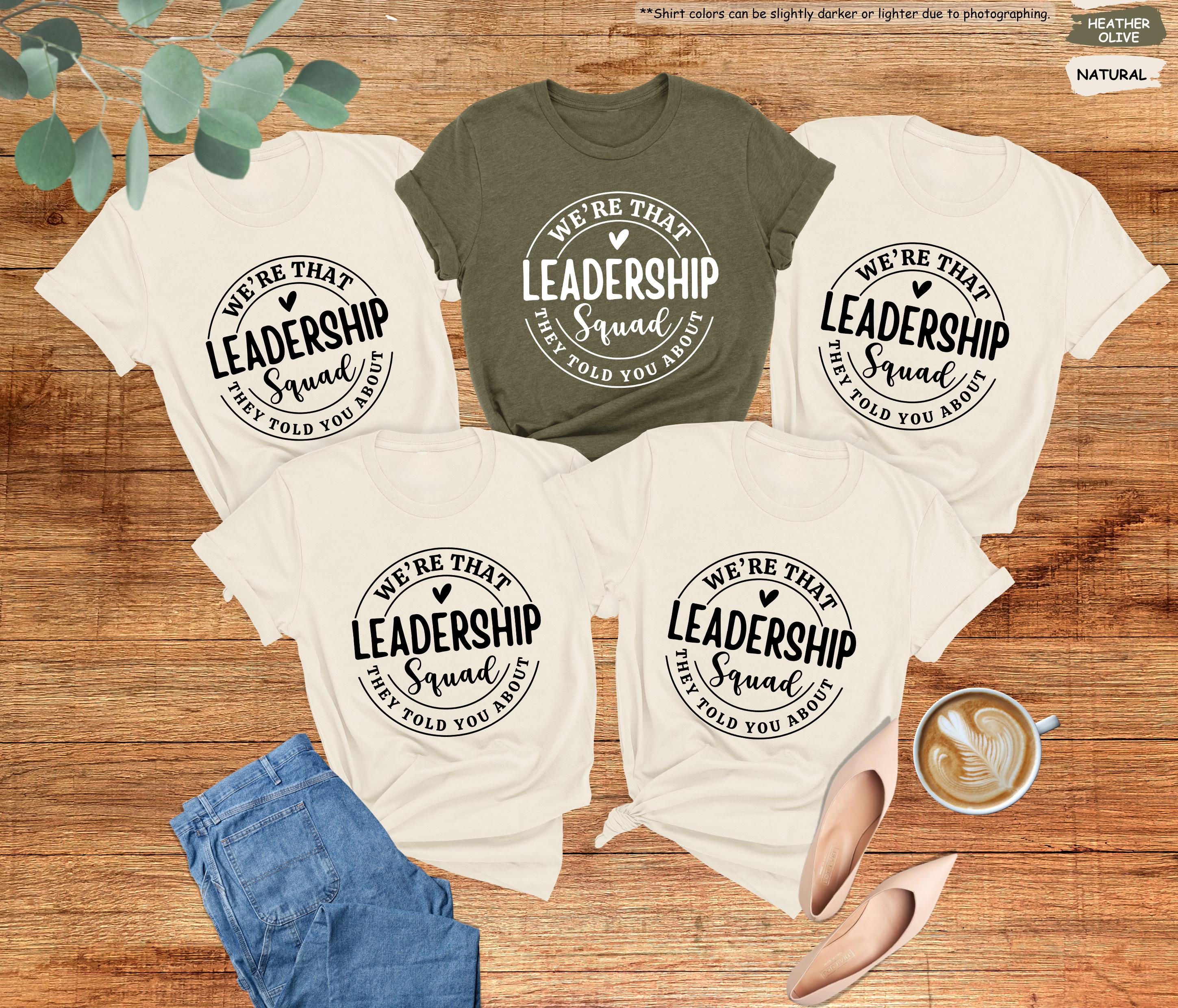 Leadership Squad Shirt, Leadership Team Tee, Leader Gift, Admin Squad ...
